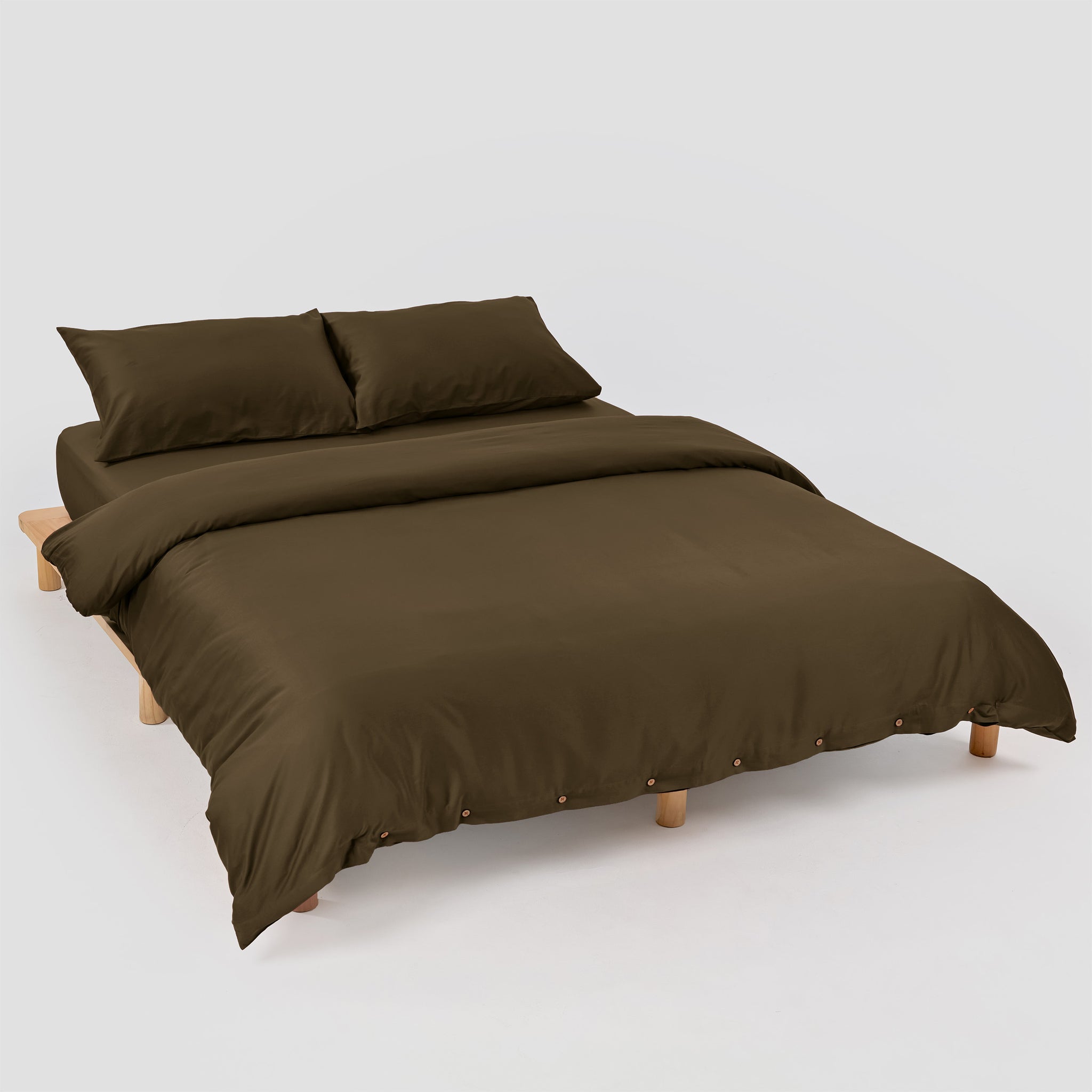 Classic Moss Bundle Set | Organic Cotton Bed Sheets | SOJAO Singapore