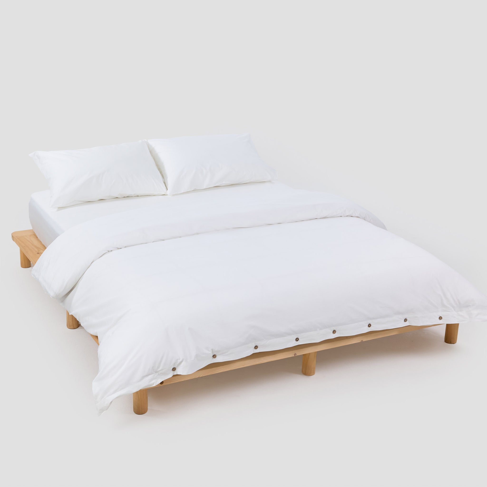 Classic White Bundle Set | Organic Cotton Bed Sheets | SOJAO Singapore