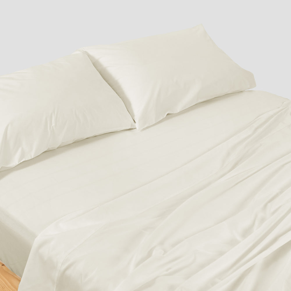 Classic Natural Flat Sheet | Organic Cotton Bed Sheets | SOJAO Singapore