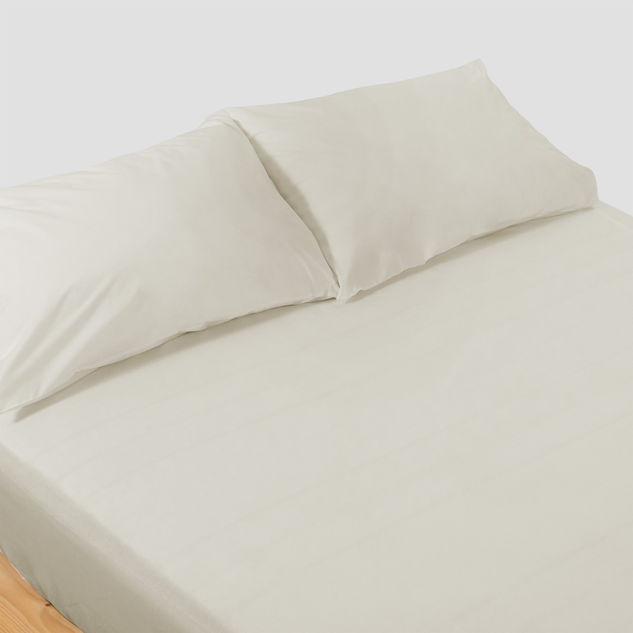 Crisp Oat Fitted Sheet | Organic Cotton Bed Sheets | SOJAO Singapore